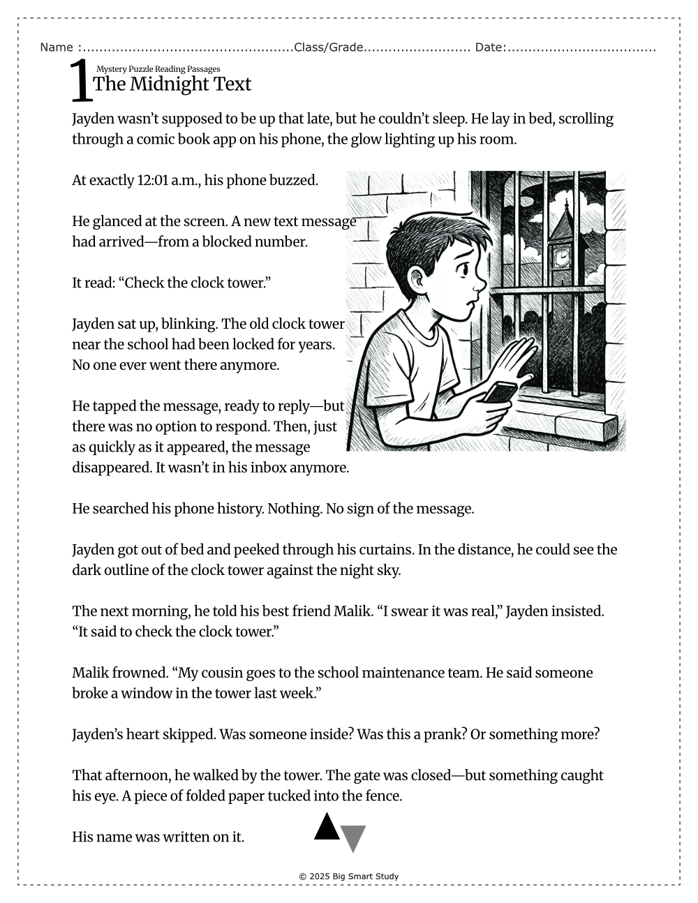 Mystery Puzzle Reading Worksheets for Grades 4–6 – Inference, Logic ...